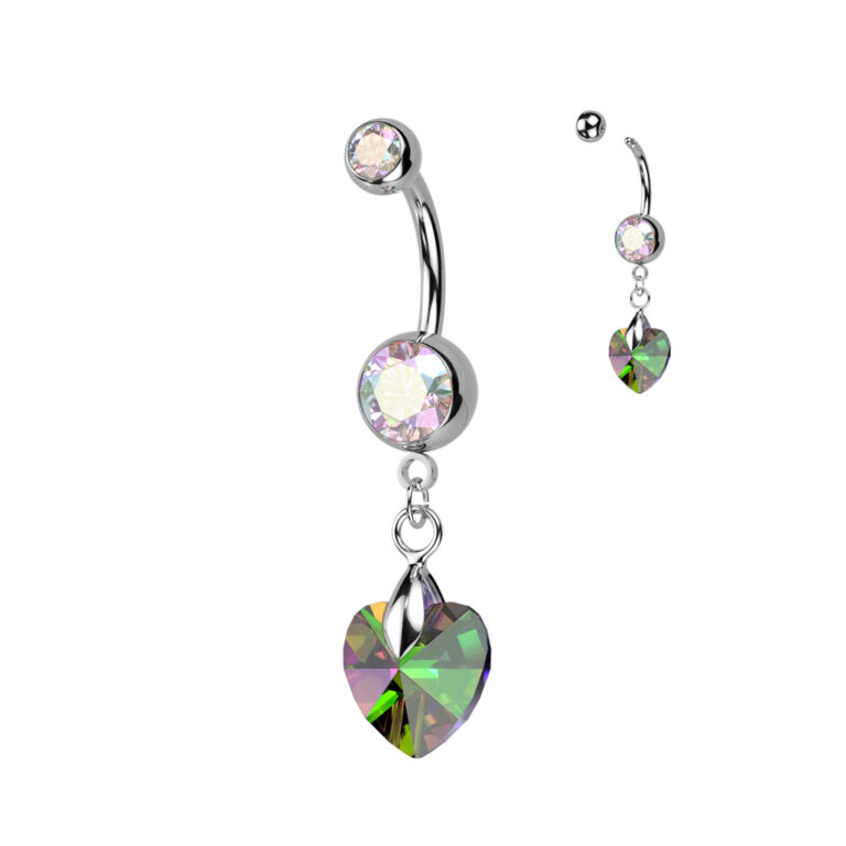 Aurora Borealis Heart Belly Bar
